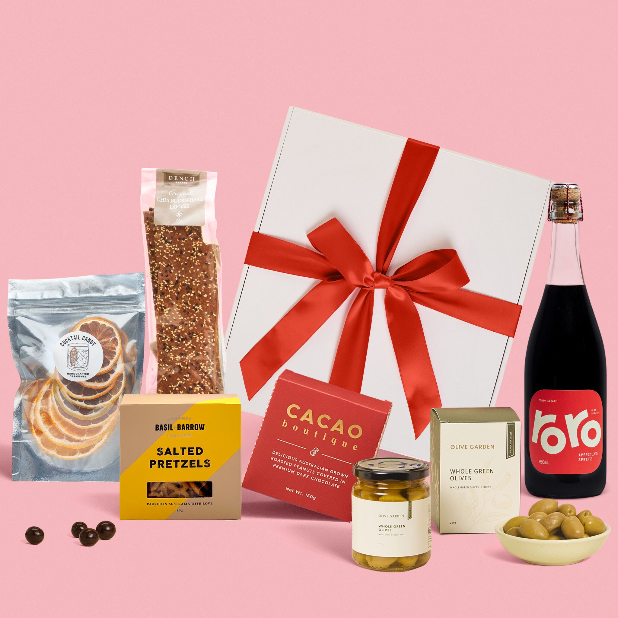 Valentine's Day Zonzo Roro Apertivo Spritz & Snack Set | Hampers With Bite
